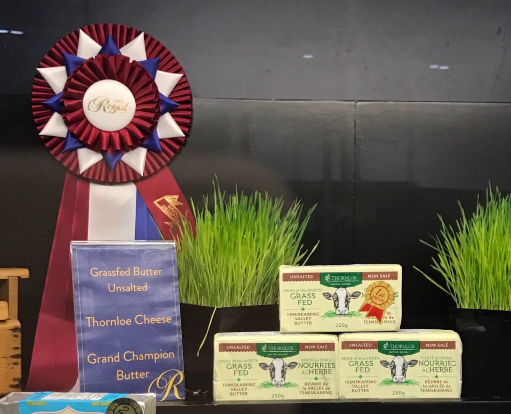 Thornloe in Northern Ontario makes Grand Champion butter – CheeseLover.ca